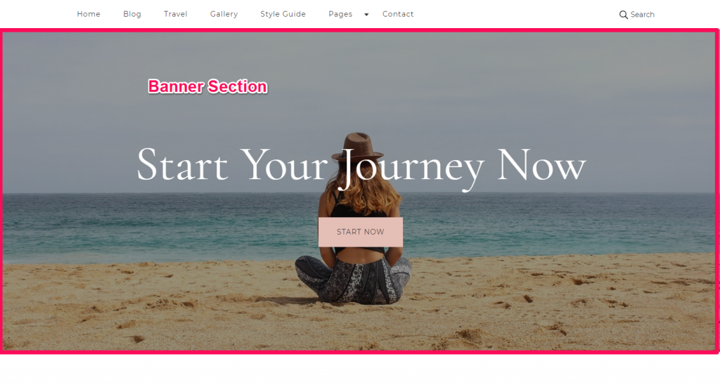 How to Configure Banner Section? – BlossomThemes