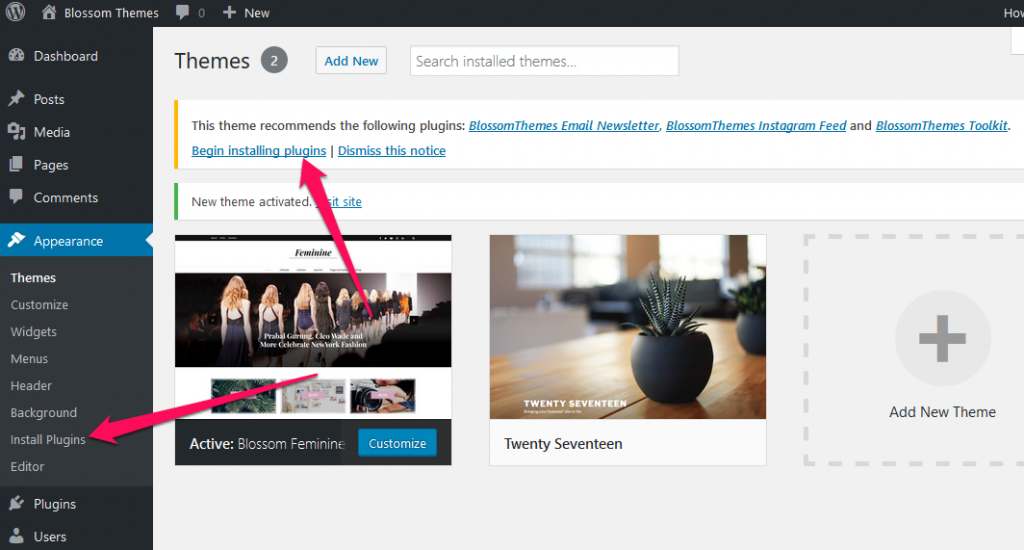 Recommended Plugins - BlossomThemes