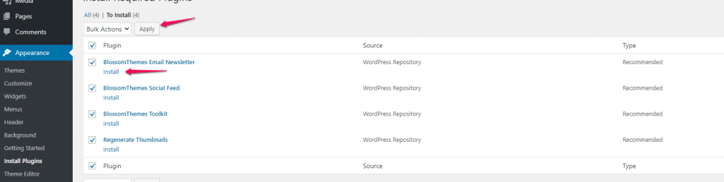 Recommended Plugins - BlossomThemes