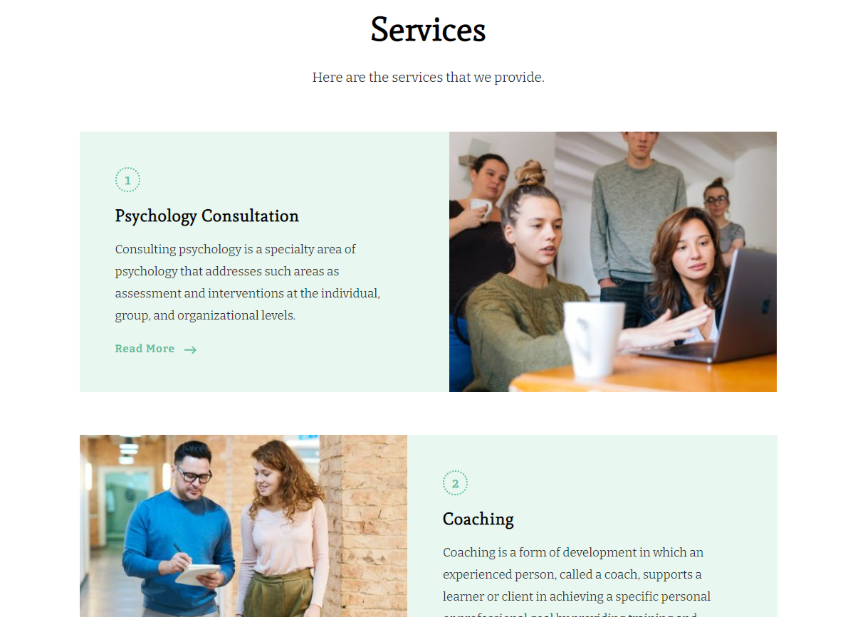 How to Configure Service Section? – BlossomThemes