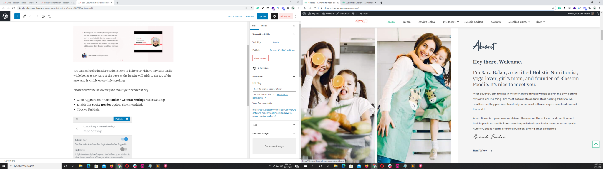 How To Make Header Sticky BlossomThemes