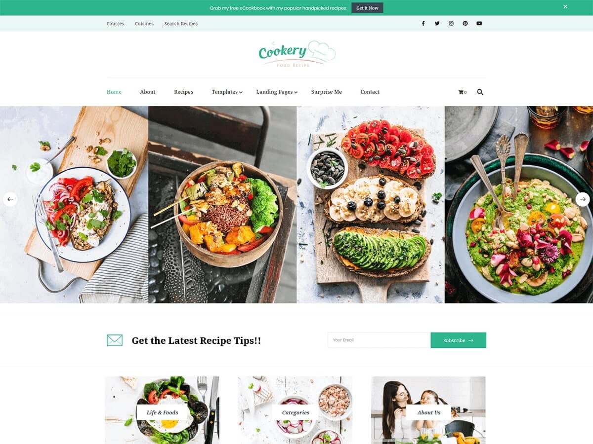 Cookery - BlossomThemes