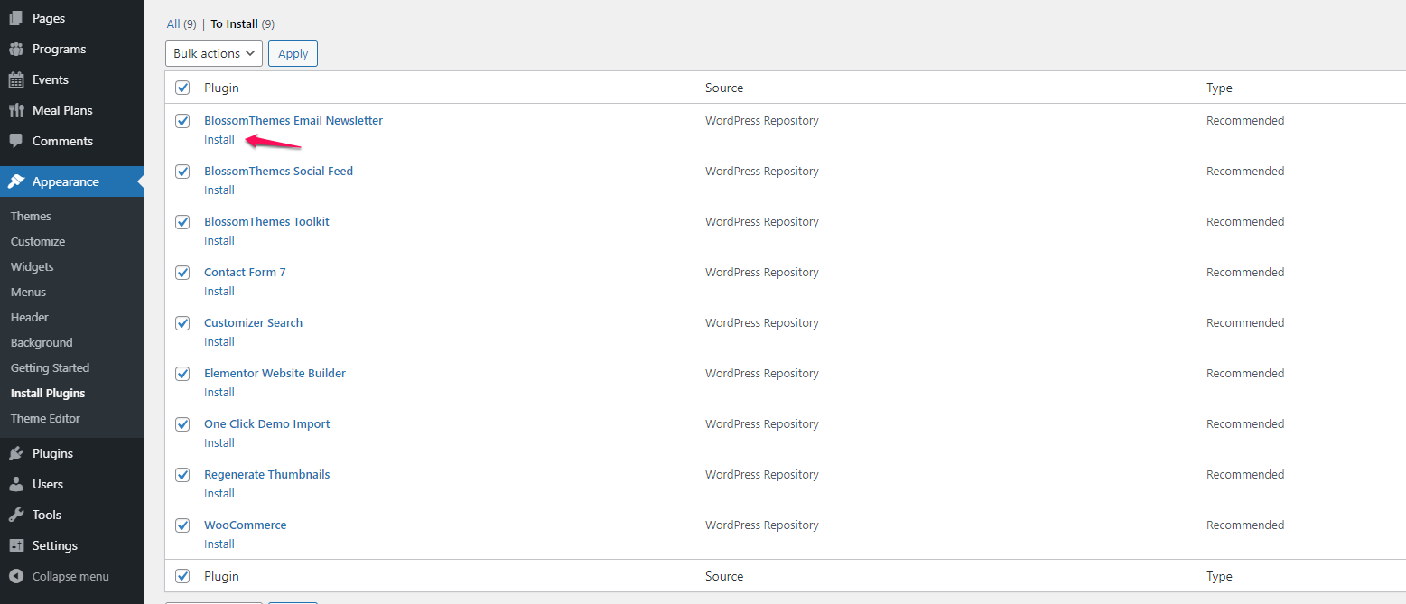 Recommended Plugins - BlossomThemes