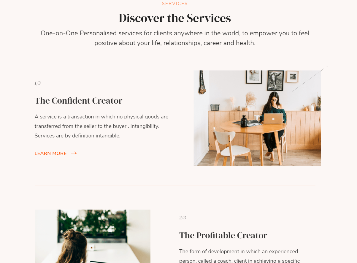 How to Configure Service Section? - BlossomThemes