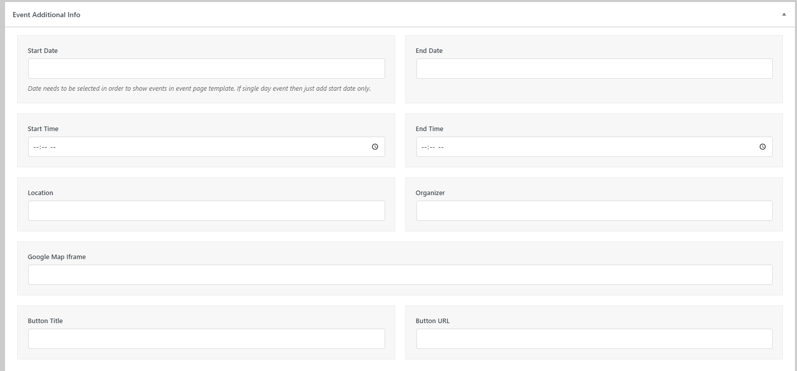 How to Create an Event? - BlossomThemes
