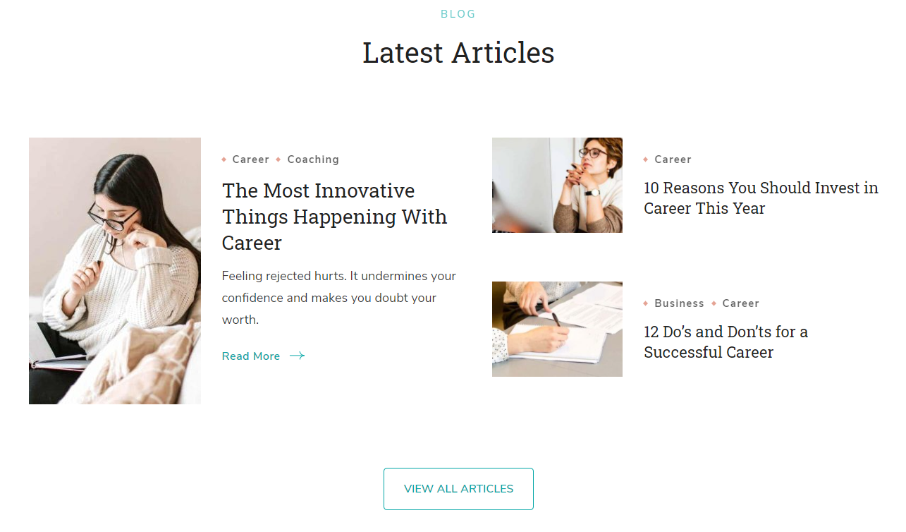How to Configure Blog Section? - BlossomThemes