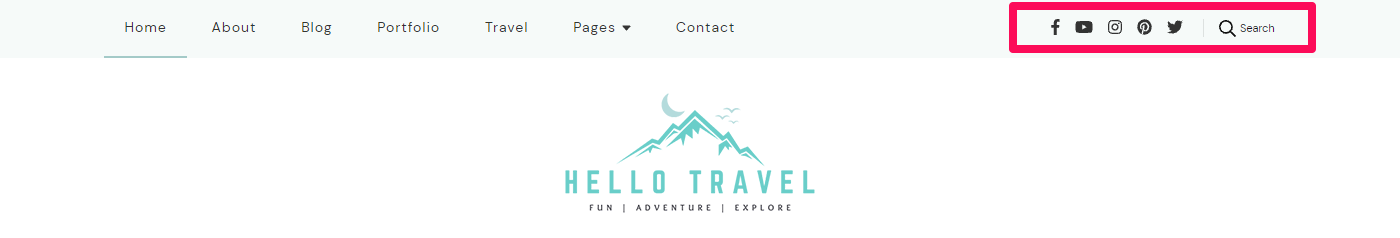 How to Add Social Media Icons in Header? - BlossomThemes