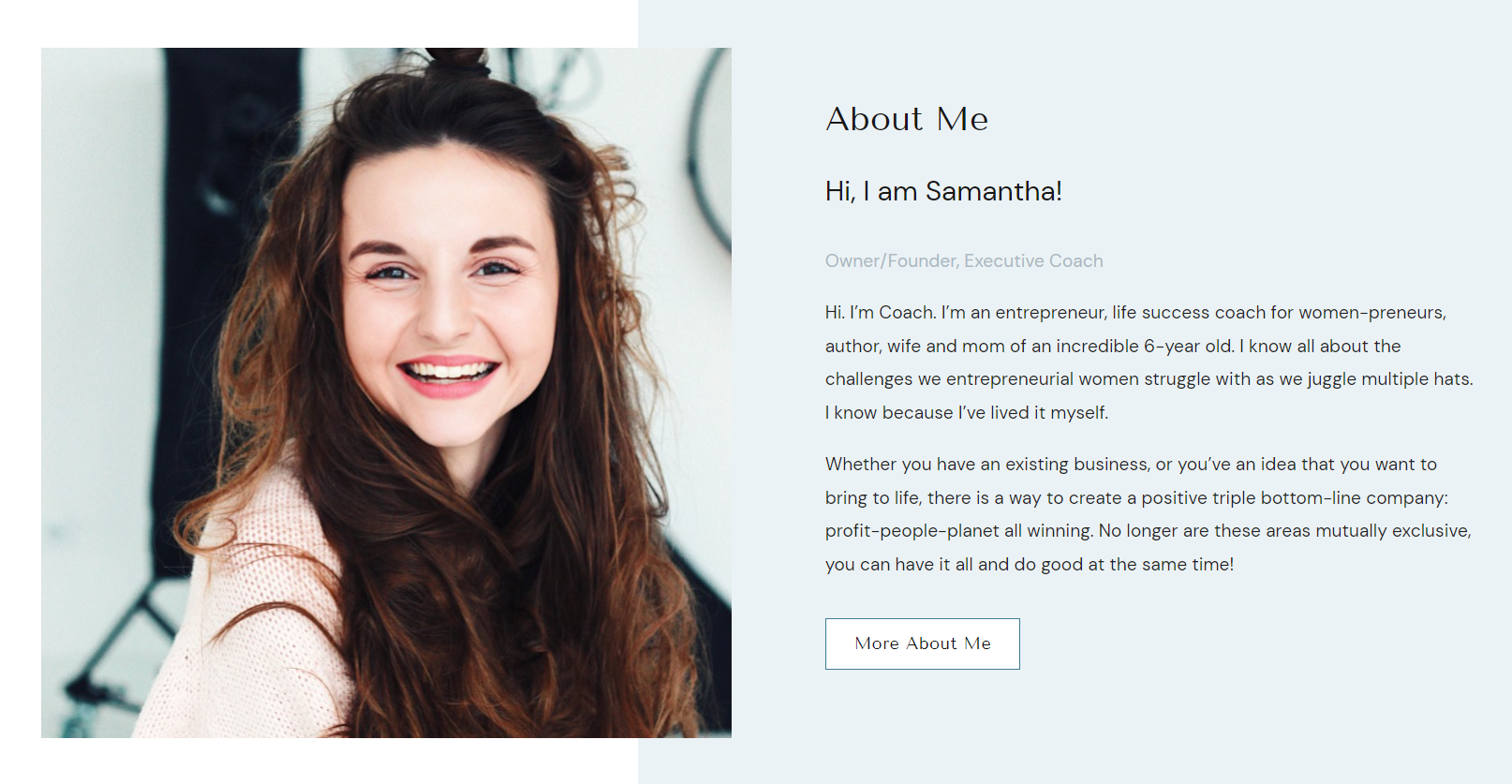 How to Configure About Section? - BlossomThemes