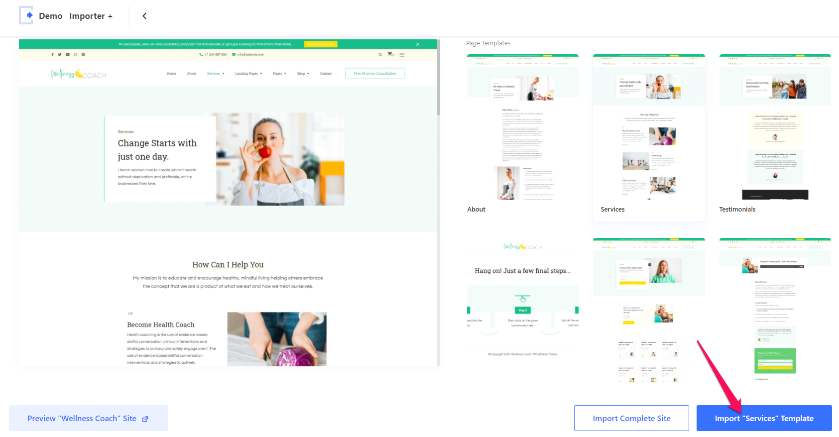 Import Elementor Templates - BlossomThemes