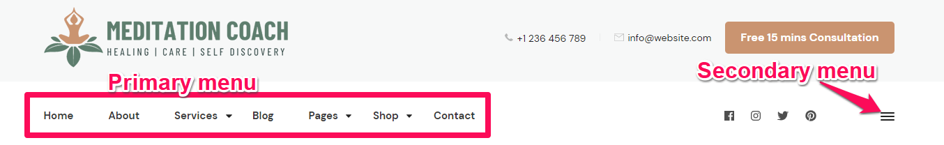 How to Create and Edit Navigation Menu? - BlossomThemes