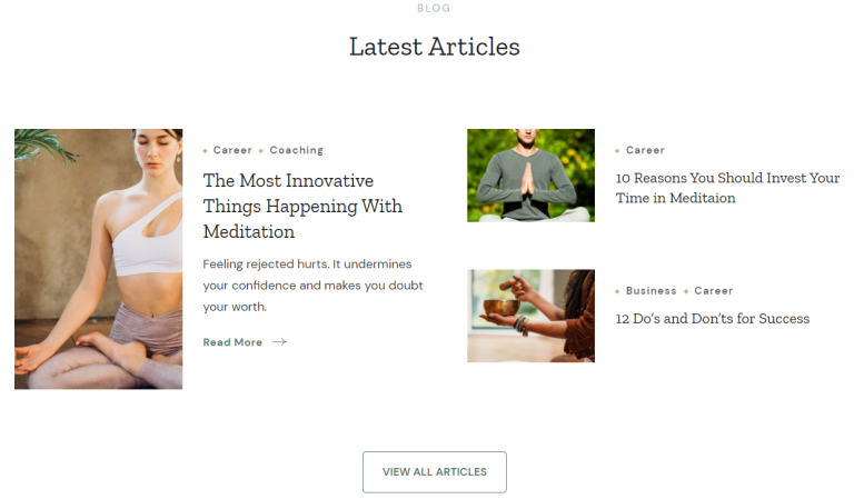 How to Configure Blog Section? - BlossomThemes