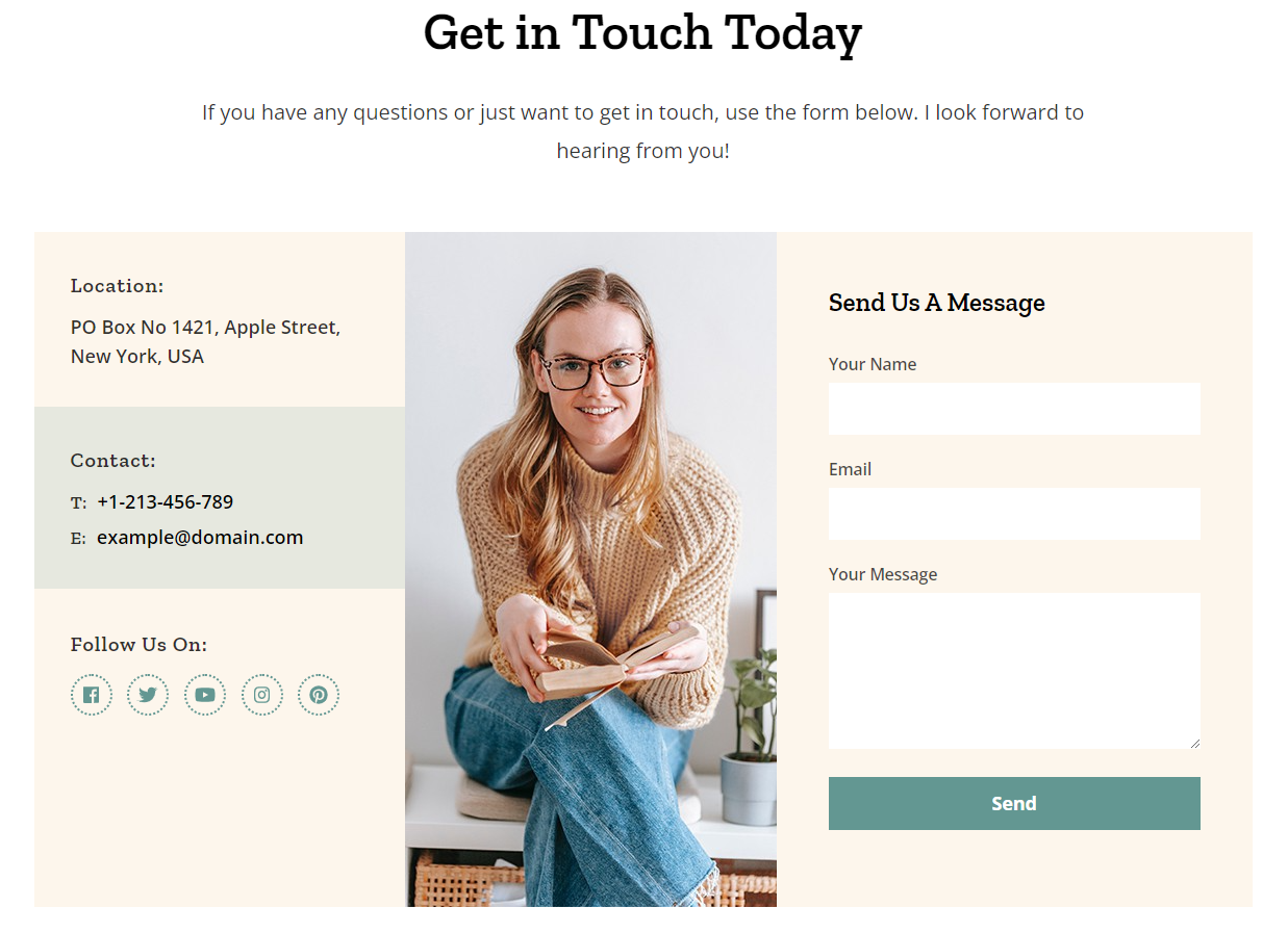 How to Configure Contact Section? - BlossomThemes