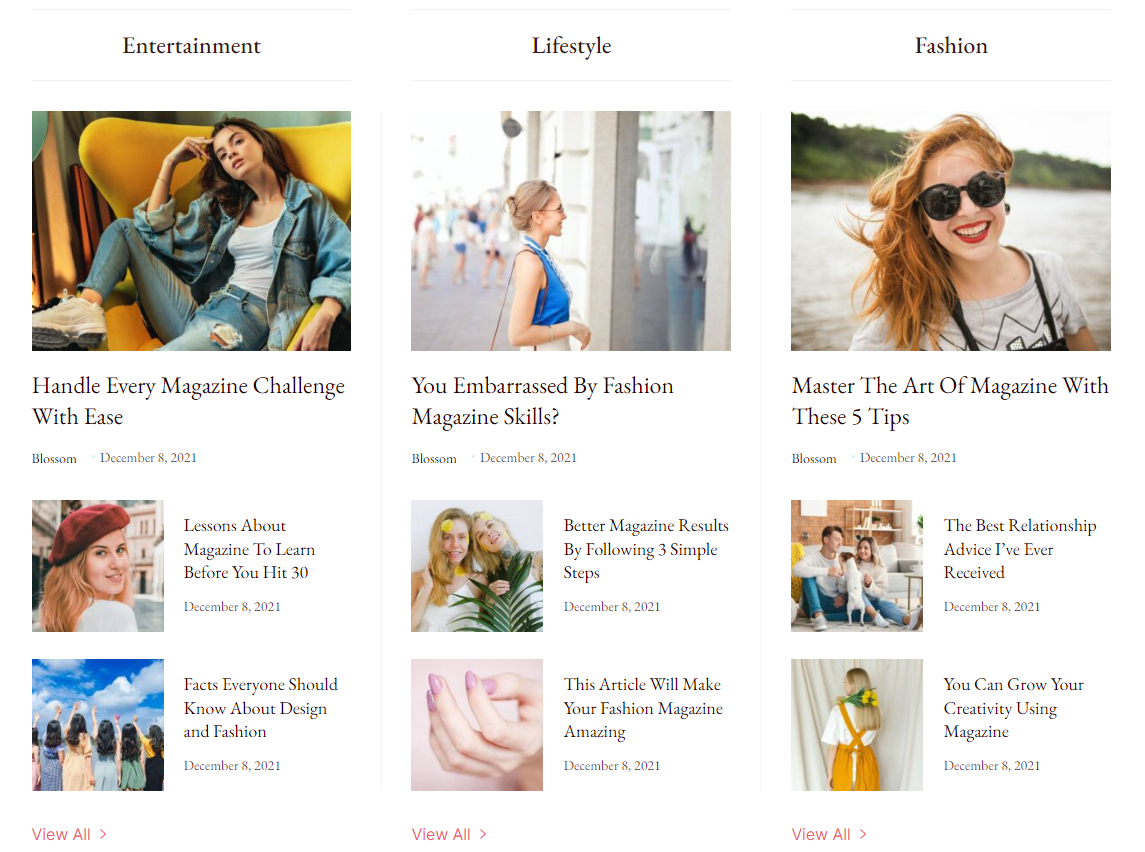 How to Configure Popular Category Section? - BlossomThemes