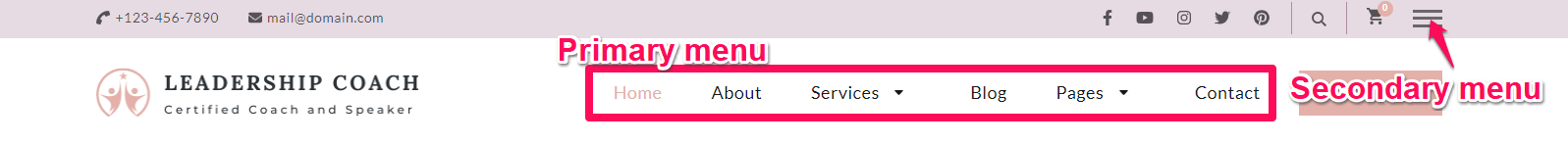 How to Create and Edit Navigation Menu? - BlossomThemes