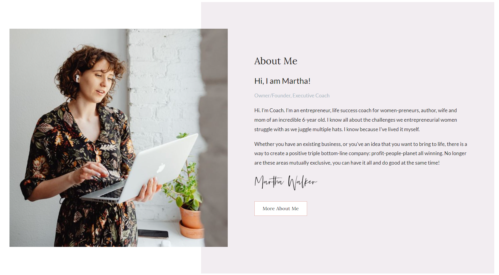 How to Configure About Section? - BlossomThemes