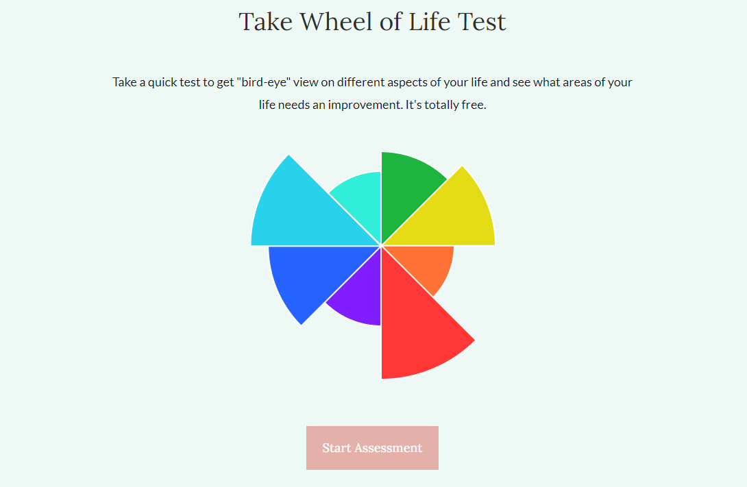 How to Configure Wheel of Life Section? – BlossomThemes