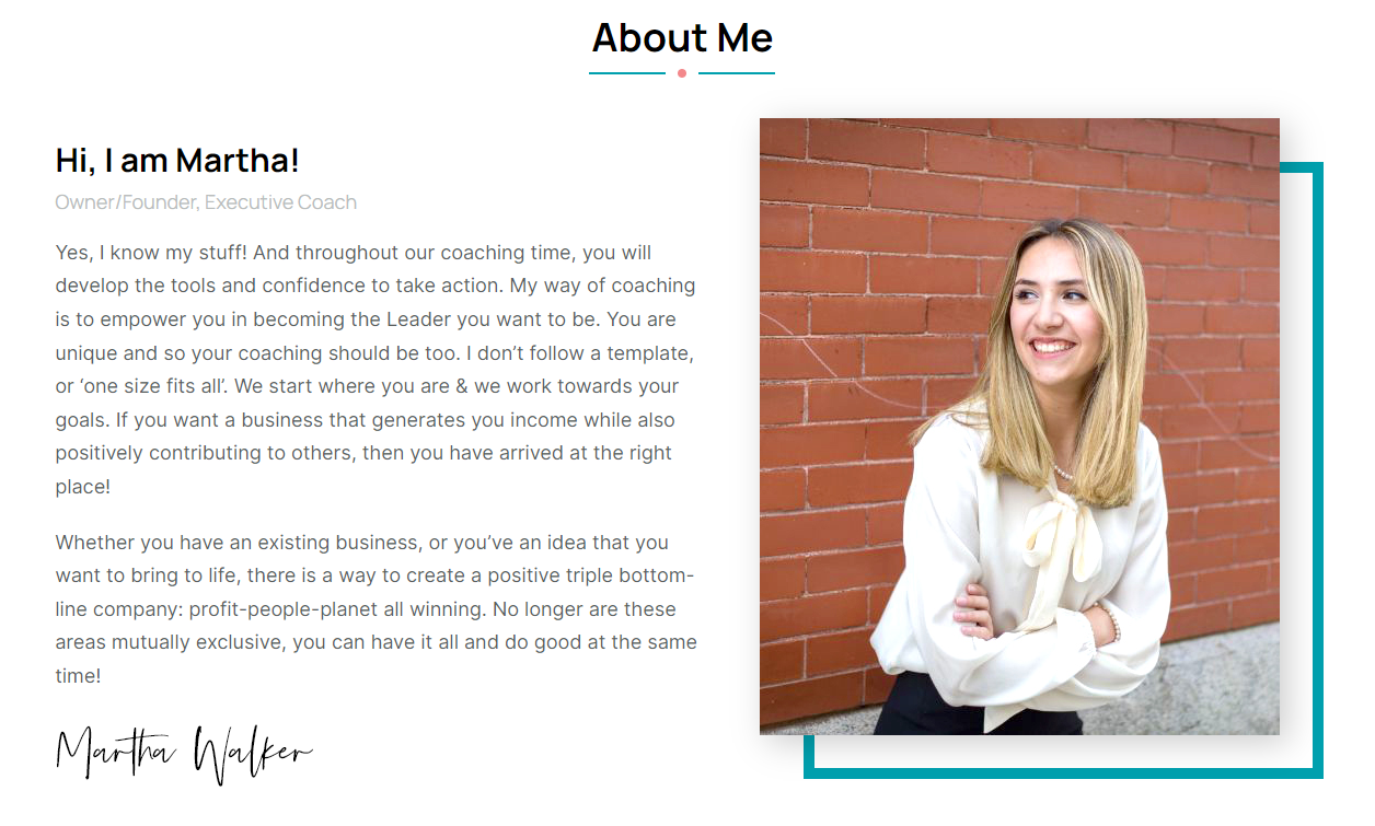 How to Configure About Section? - BlossomThemes