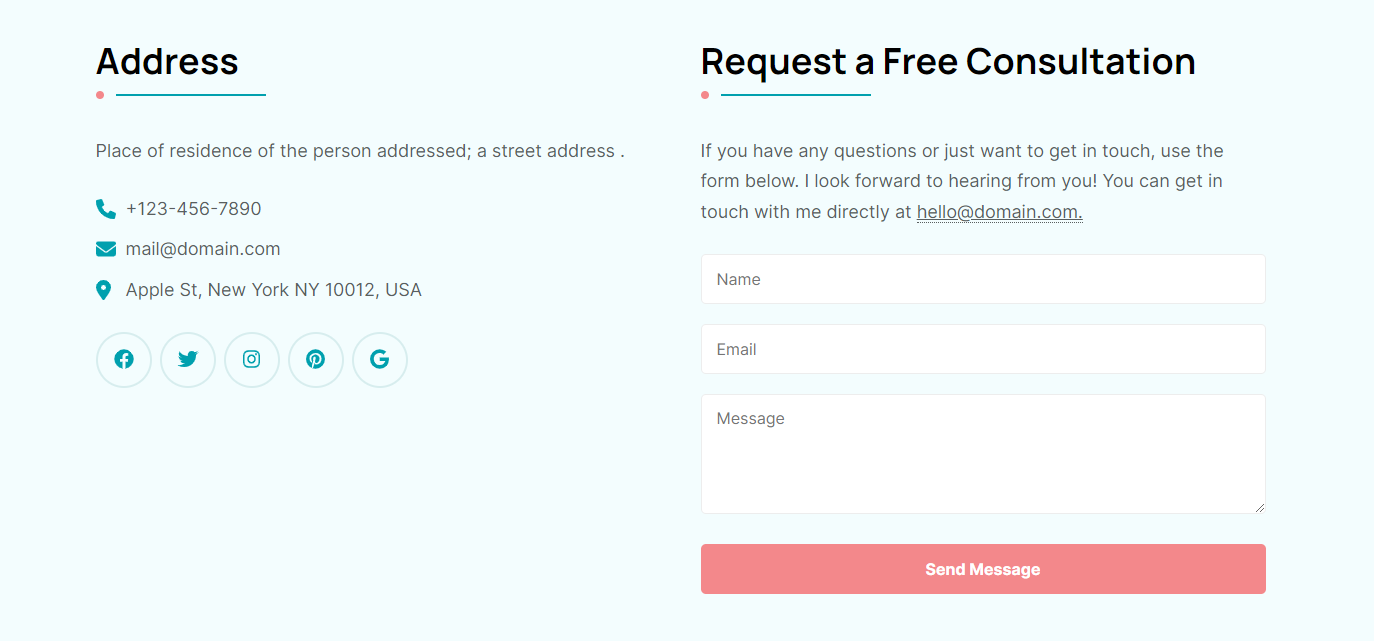 How to Configure Contact Section? - BlossomThemes
