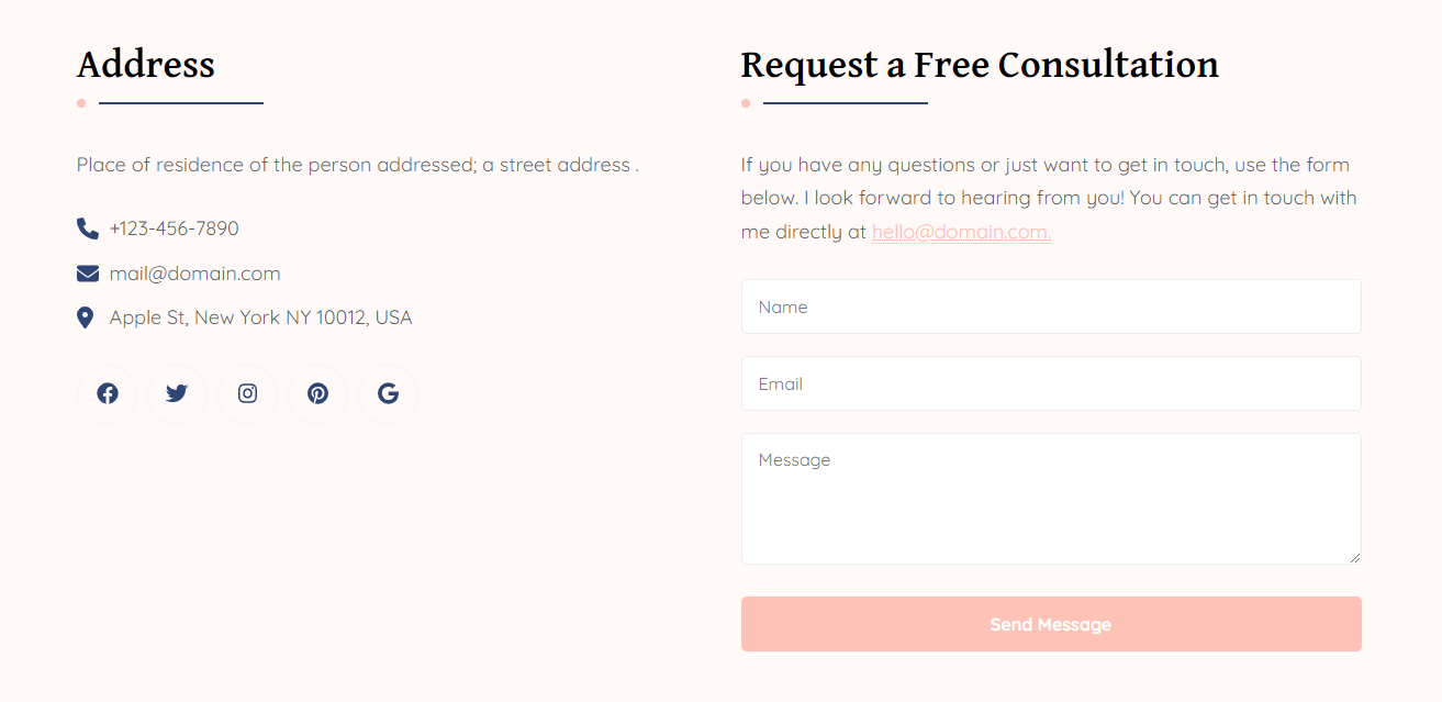 How to Configure Contact Section? - BlossomThemes