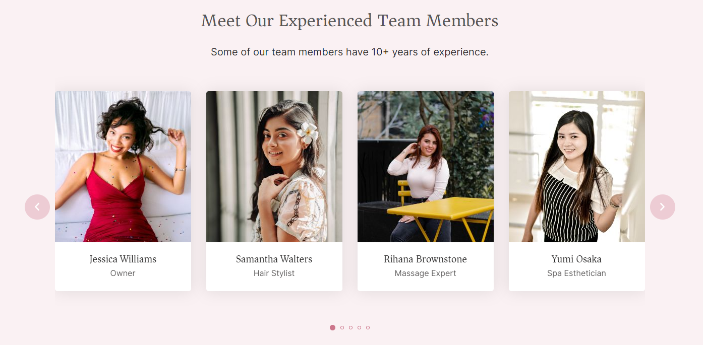 How to Configure Team Section? - BlossomThemes