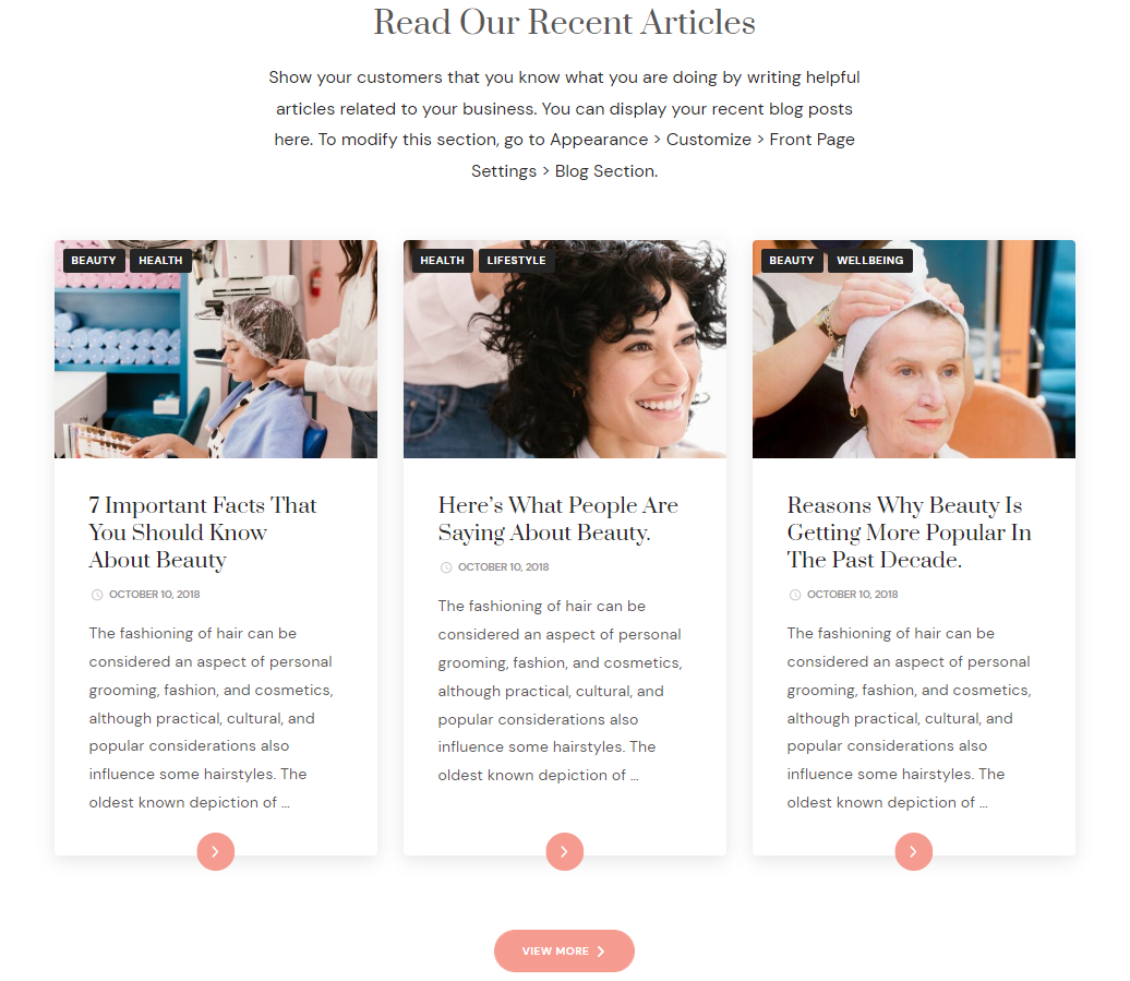 How to Configure Blog Section? - BlossomThemes