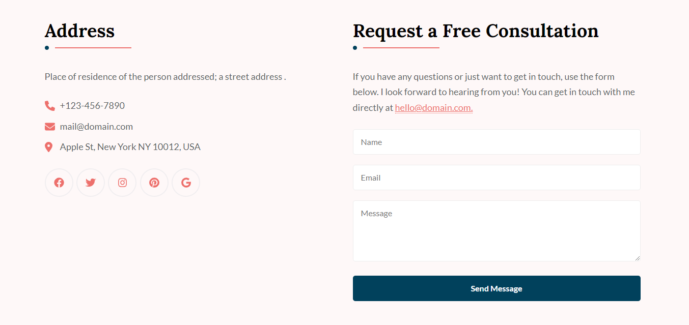 How to Configure Contact Section? - BlossomThemes
