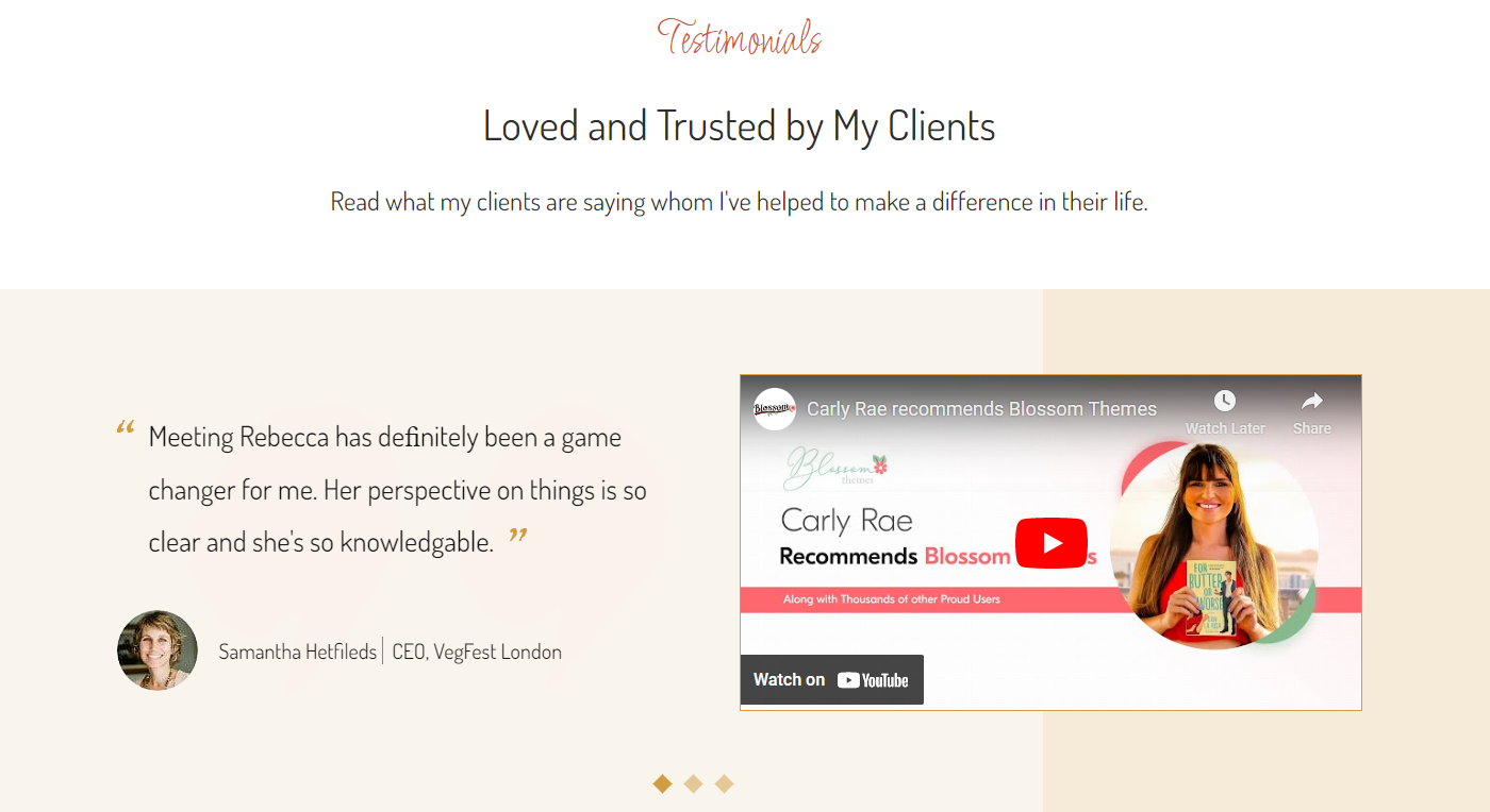 How to Configure Testimonial Section? - BlossomThemes