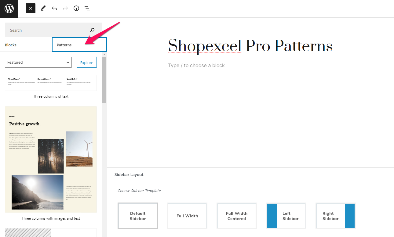 Shopexcel Pro Patterns - BlossomThemes