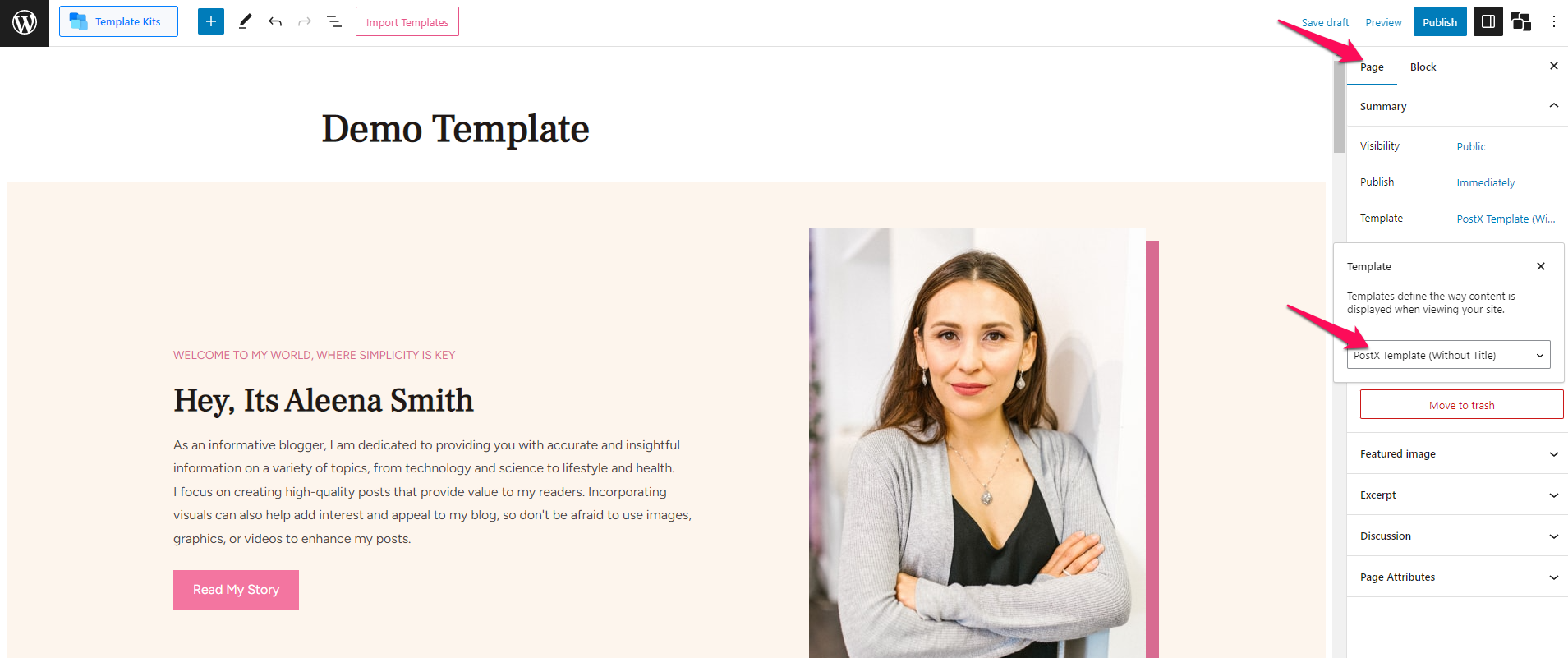 Modern Theme Styling – BlossomThemes